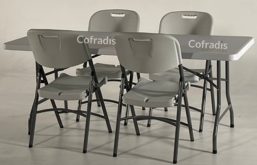 Table 152 cm pliante polypro rectangle